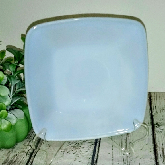 Fire King | Dining | Vintage Fire King Azurite Opal Blue Square Lunch ...